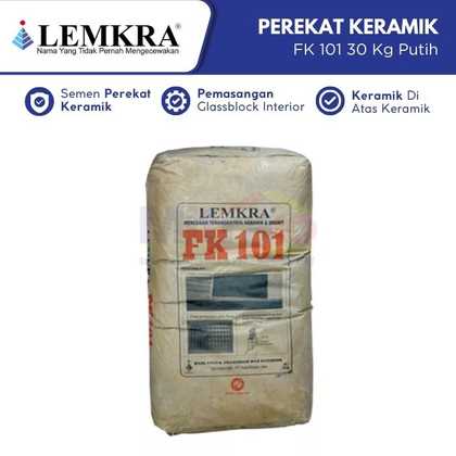 Jual Lemkra Semen Perekat Keramik FK 101 30 Kg Putih
