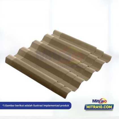 Jual Smartuff Atap Polycarbonat Greca 3 Meter Coklat