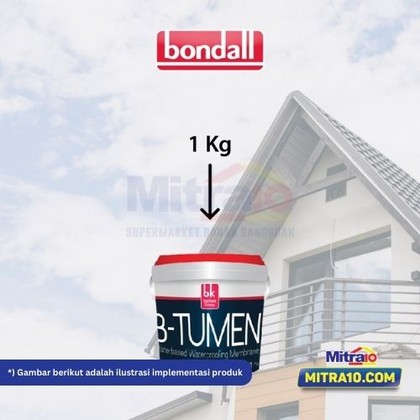 Jual Bondall Cat Anti Bocor Bitumen Black 1 Kg