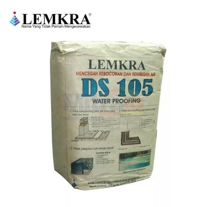 Jual Lemkra Semen Pelapis Anti Air DS 105 5 Kg Abu