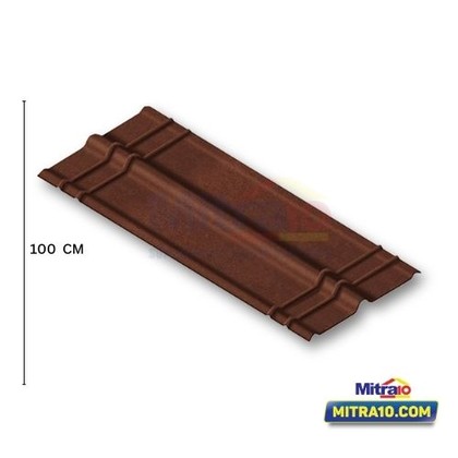 Jual Onduline Nok Genteng 90x50x0.3 Cm Coklat