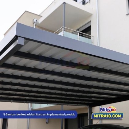 Jual Smartuff Lembaran Atap Asapvc 3 Lapisan 1.13Mx2.9Mx0.2M Abu