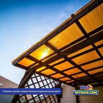 Jual Smartuff Atap Polycarbonat 1.05x2.40 Meter Coklat