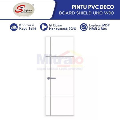 Jual S-Plus Pintu Interior Pvc Deco Bukaan Kanan/Kiri BOARD CLOUD UNO ...