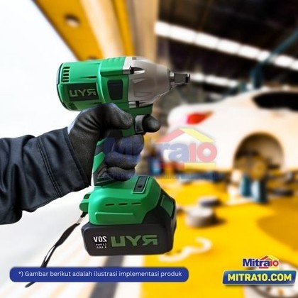 Jual Ryu Alat Buka dan Pasang Baut Mur RCW20V 20 Volt Hijau