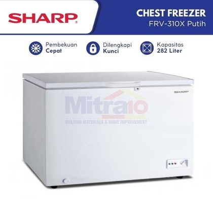 Jual Sharp Chest Freezer FRV-310X 282 Liter Putih